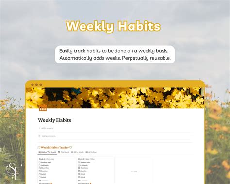 notion habit tracker template daily weekly monthly organizer etsy