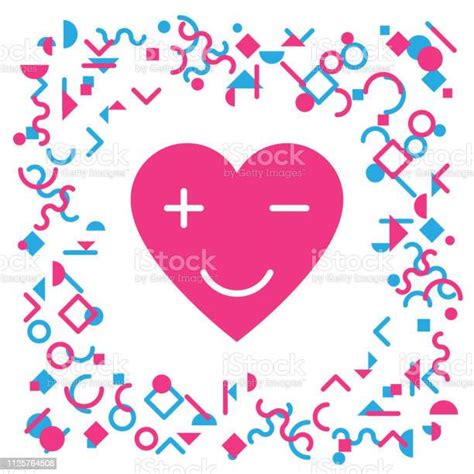 발렌타인 데이 대 한 현대적이 고 세련 된 인사말 카드입니다 윙크와 미소 마음 T셔츠에 인쇄 합니다 T 셔츠에 대한 스톡 벡터 아트 및 기타 이미지 Istock