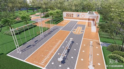 现代小区健身区su模型下载【id1143444446】知末su模型网 现代小区健身区su模型下载【id1143444446】知末su模型网