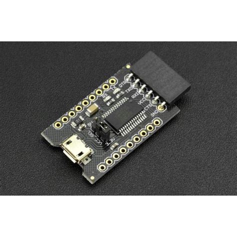 jual dfrobot ftdi ft232rl basic breakout 3 3 5v arduino compatible