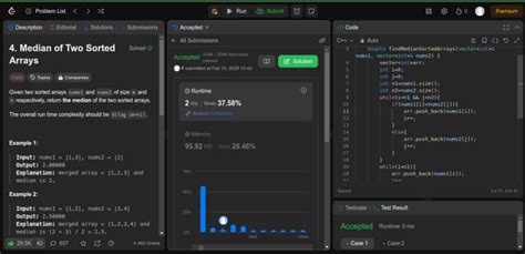 Day27 Today I Solved A Problem In Leetcode Needs To Find The Median Of Two Sorted Arrays
