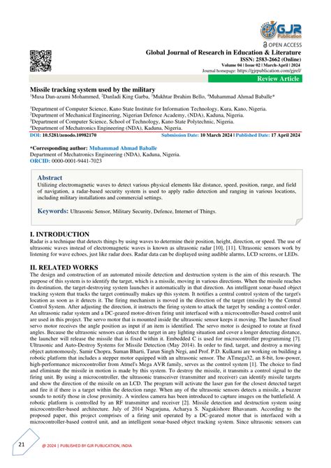 PDF Missile Tracking System Used By The Military