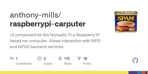 Github Anthony Millsraspberrypi Carputer Ui Component For The