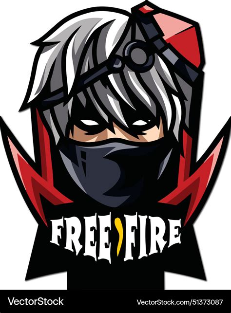 Free Fire Logo Game Idea Royalty Free Vector Image