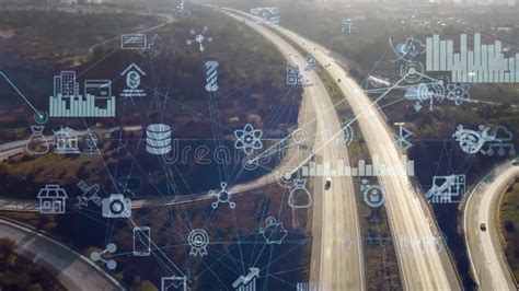 Modern Highway And Data Technology Concept Smart Transportation Its Intelligent Transport