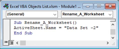 List Of Mostly Used Excel Vba Objects Attributes Examples