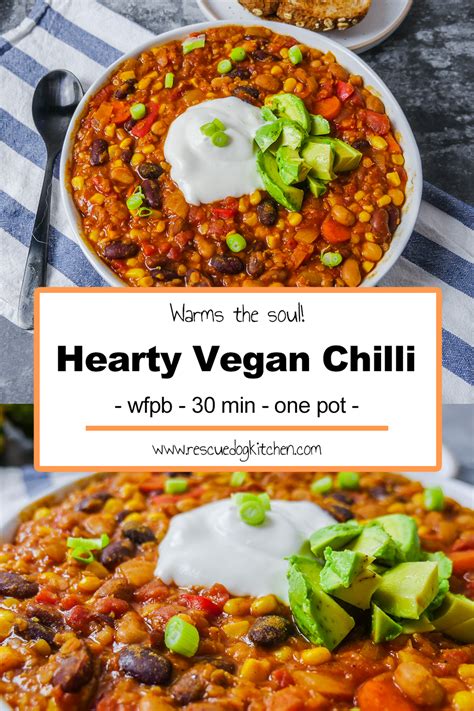 Easy Vegan Chilli Artofit