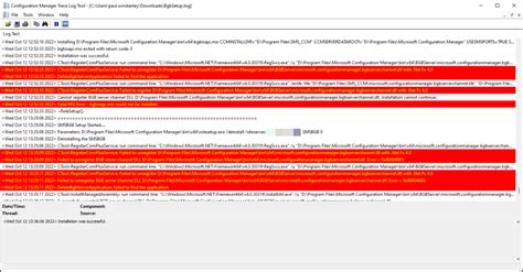 Site Component Manager Failed To Reinstall This Component On This Site