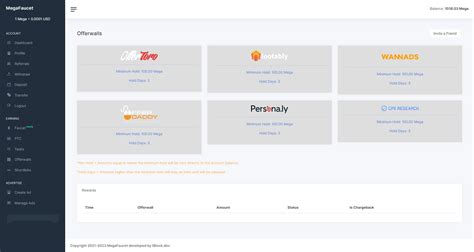 Megafaucet Crypto Faucet Script By Tblockdev Codester