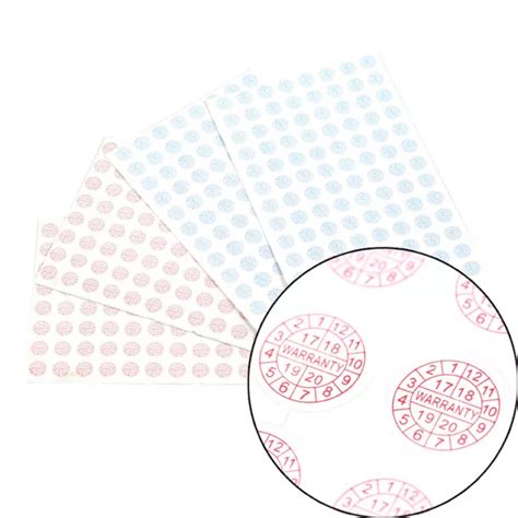 208pcs Security Seal Tamper Proof Warranty Fragile Void Label Sticker