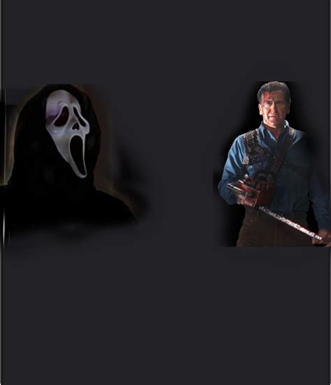 Ghostface Scream 3 Vs Ash By 91w On Deviantart