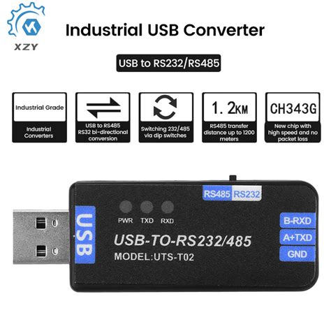 Usb To Rs485 Rs232 Communication Module Serial Line Converter Communication Module Shopee