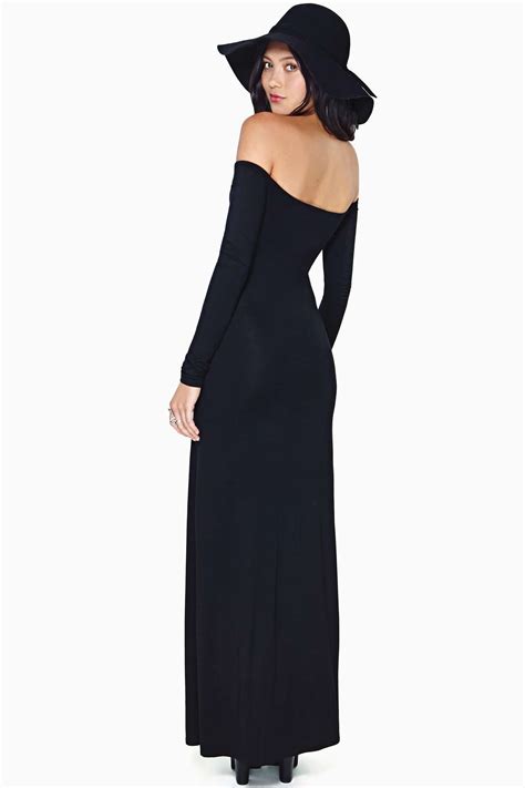 Lyst Nasty Gal High Expectations Maxi Dress In Black