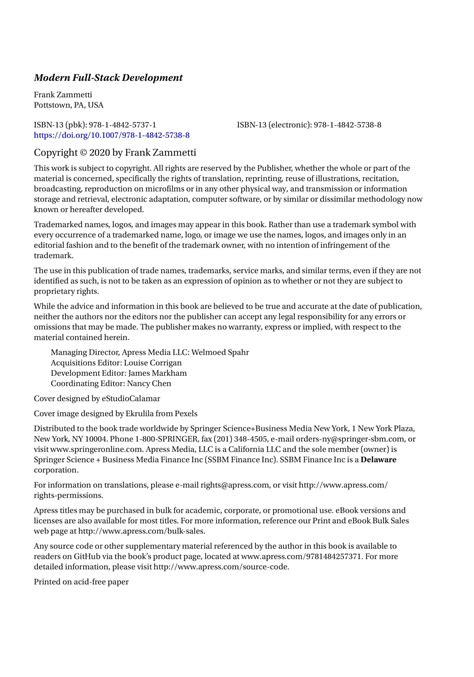 Modern Full Stack Development E Books Max30