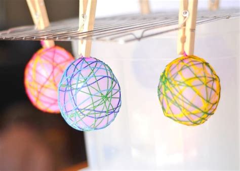 How To Make String Easter Eggs Without The String Collapsing