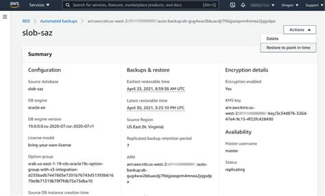 Managed Disaster Recovery With Amazon Rds For Oracle Cross Region Automated Backups Part 2