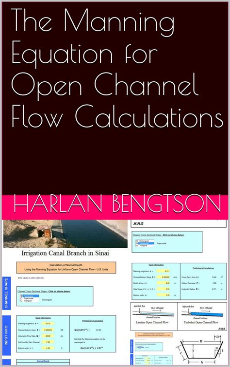Buy The Manning Equation For Open Channel Flow Calculations Online At DesertcartINDIA