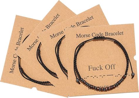 Amazon Com Morse Code Bracelet Vintage Promise Distance Friendship Bracelets Hand Made Beads