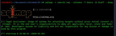 vulnhub dc 9 writeup this is a writeup about the vulnerable… by terrences gits medium
