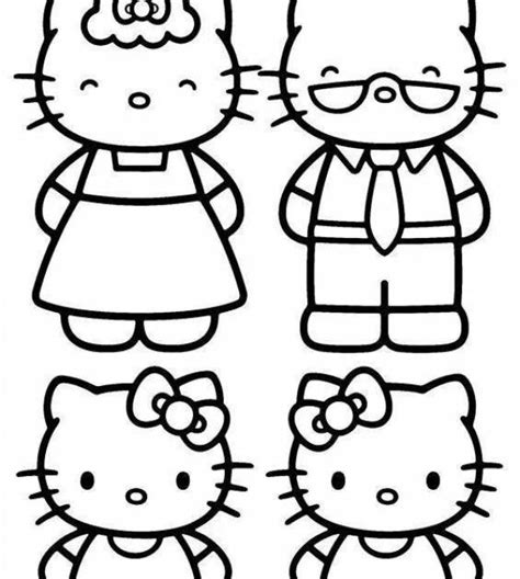 Раскраски Для девочек хелло китти с одеждой 28 шт скачать или распечатать бесплатно 8425