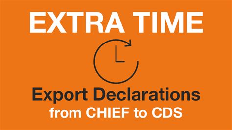 Customs Declaration Service Exporter Deadline Extended Hmrc