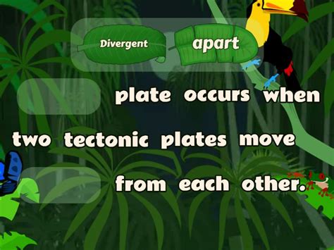 Grade 10 Tectonic Plates Missing Word