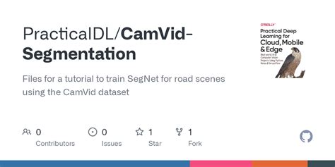Github Practicaldl Camvid Segmentation Files For A Tutorial To Train Segnet For Road Scenes