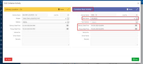 Steps To Export Container Movement Report Process In Fresa
