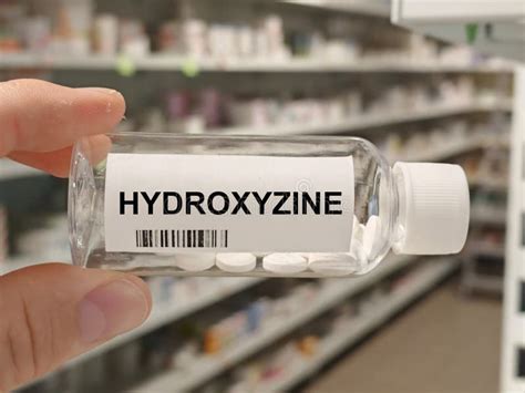 Hydroxyzine Antihistamine Medication Concept For Allergy Relief And