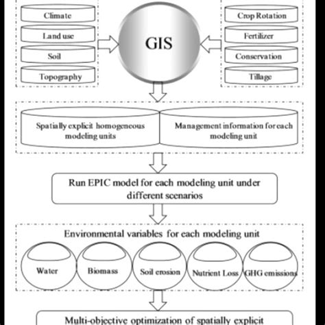 Structure Of The Spatially Explicit Modeling Framework Zhang Et Al Download Scientific
