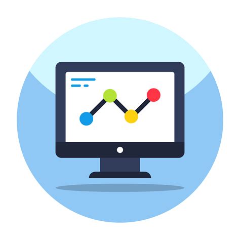 Colored Design Icon Of Online Data Analytics 13278922 Vector Art At Vecteezy