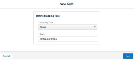 Configure Mapping Rules And Conditions For Decomposition