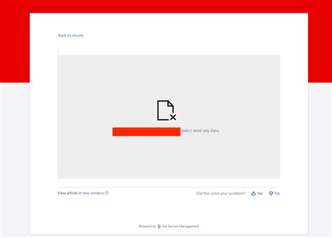 Knowledge Base Articles Cannot Be Displayed In The Service Desk