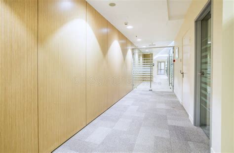 Modern Bright Office Minimalistic Interior Stock Image Image Of