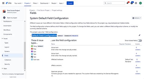 Jira Cloud Projects Createedit And Customizations