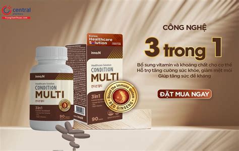 [chÍnh HÃng] Condition Multi Chứa Hồng Sâm Hàn Quốc 6 Năm Tuổi