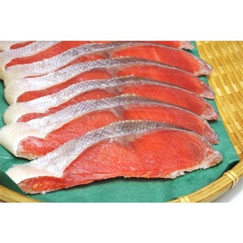 紅鮭 激辛 昔ながらの塩辛さが好評な鮭 超辛い大辛塩紅鮭 切り身10切れ 海産物 スカイandブルー 通販 Yahooショッピング