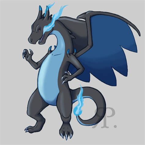 How To Draw Pokemon Mega Charizard X Easy