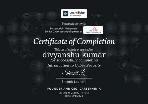 Divyanshu Kumar On Linkedin Cybersecurity Security
