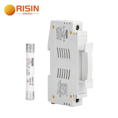 China Tuv Iec Ce Gpv 10a 12a 15a 16a 20a 25a 30a 32a 10×65 Pv Array 1500v Solar Dc Fuse Holder