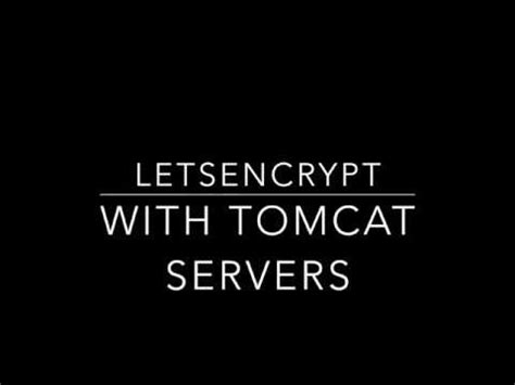 A Step By Step Guide To Securing A Tomcat Server With LetsEncrypt SSL Certificate BGD E GOV