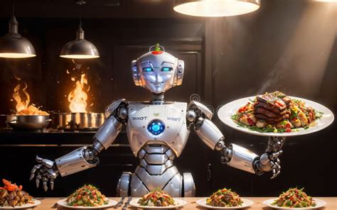 Redefining Culinary Excellence With The Chef Of The Future Stock Illustration Illustration Of