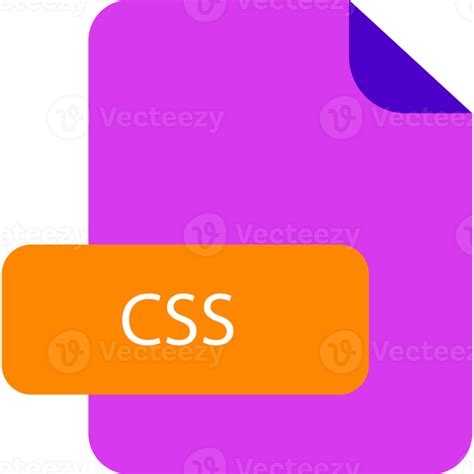 Css File Extension Icon Rounded Corners And Deep Color 66499495 Png