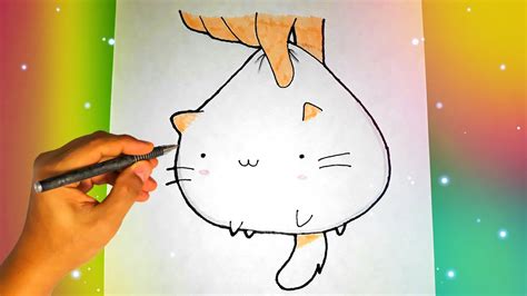 Как нарисовать смешного КОТЁНКА Простой рисунок Youtube
