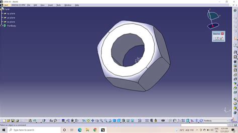 How To Make Nut In Flange Coupling Assembly Youtube