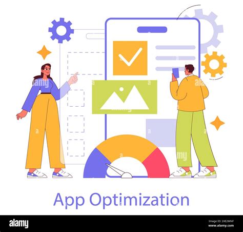 Branded App Concept Professionals Enhance A Mobile Applications Performance And Design