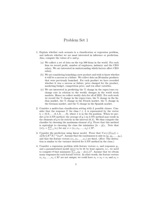 Problem 1 Pdf