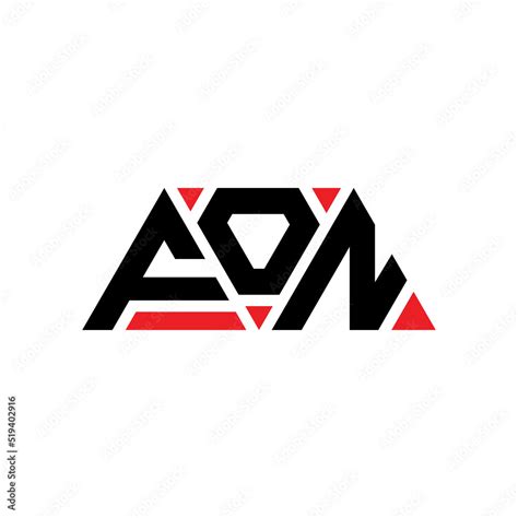 Fon Triangle Letter Logo Design With Triangle Shape Fon Triangle Logo Design Monogram Fon