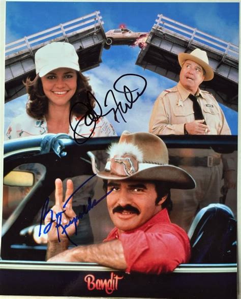 Burt Reynolds And Sally Field Signed Photo Smokey And The Bandit W